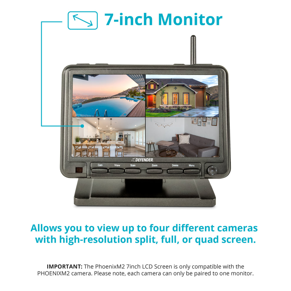 Defender PhoenixM2 Wireless Security System with 2 Cameras